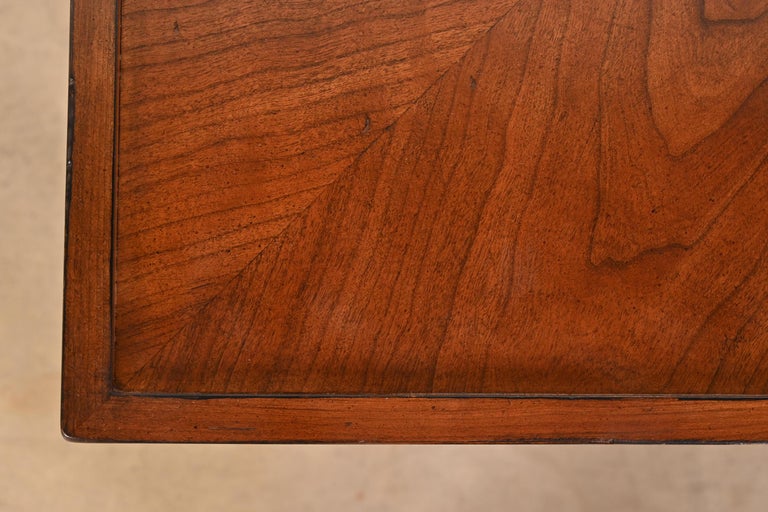 Harden Furniture Regency Inlaid Starburst Parquetry Cherry Wood Side ...