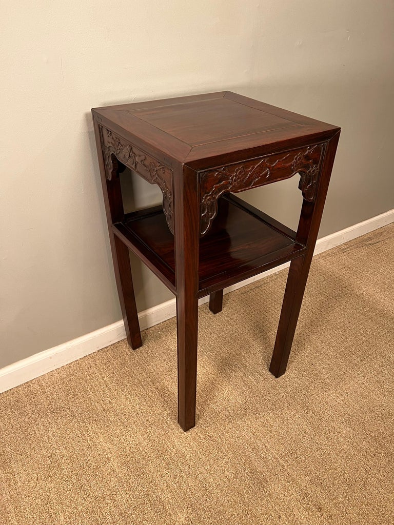 Hardwood Chinese Tea Table For Sale at 1stDibs