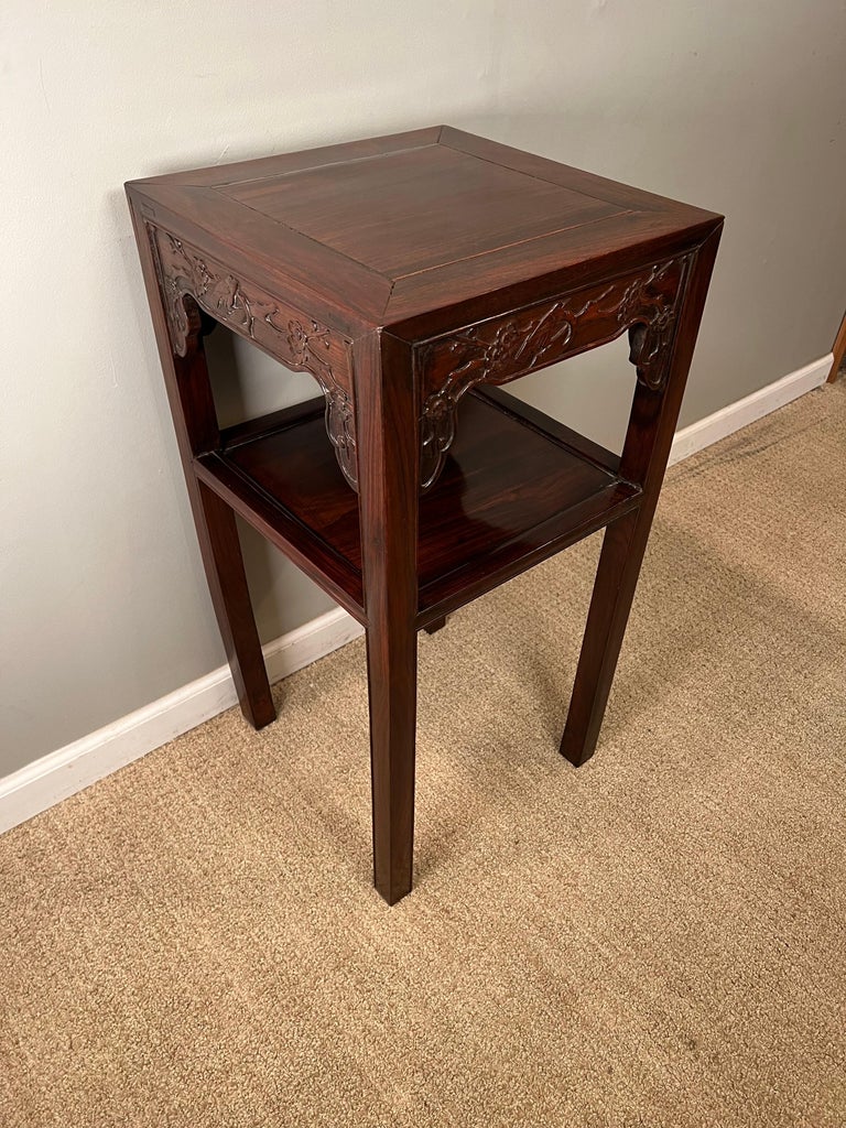 Hardwood Chinese Tea Table For Sale at 1stDibs