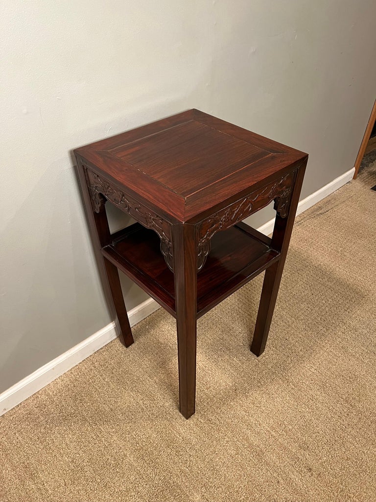 Hardwood Chinese Tea Table For Sale at 1stDibs