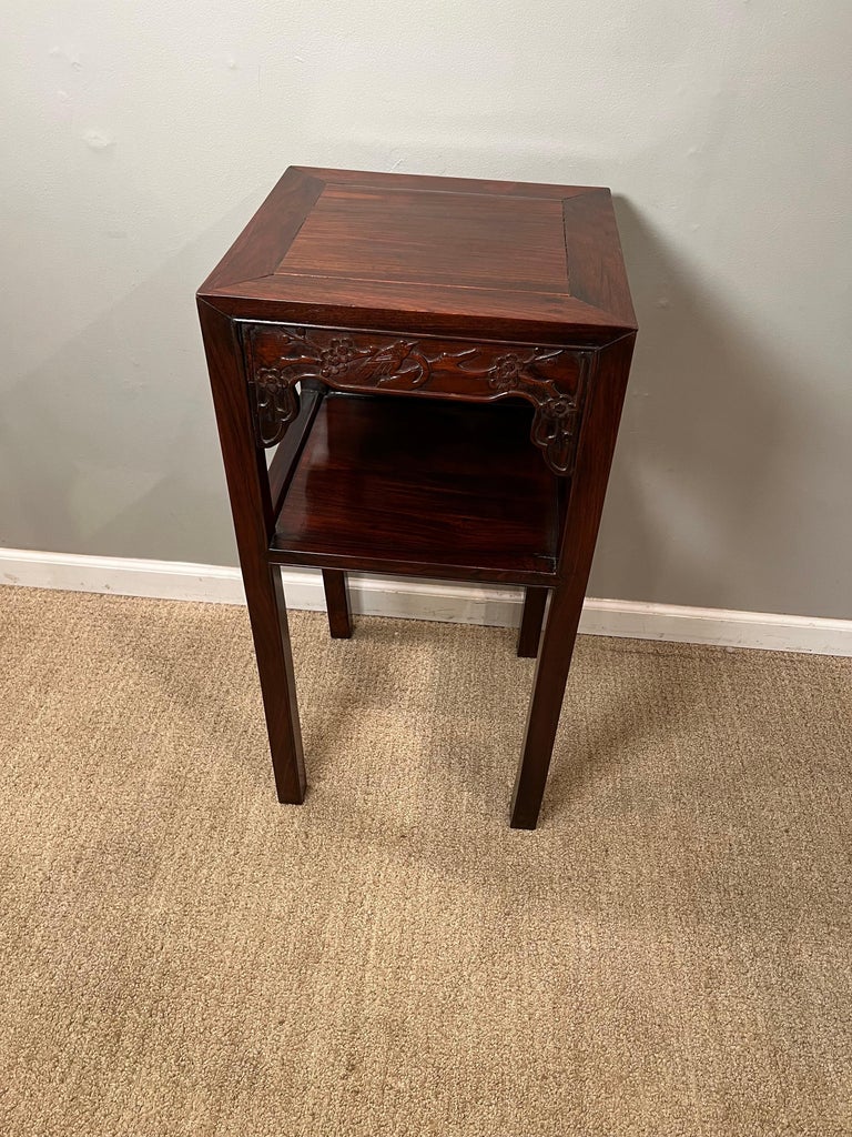 Hardwood Chinese Tea Table For Sale at 1stDibs