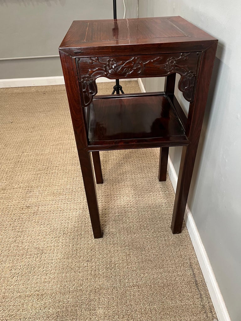 Hardwood Chinese Tea Table For Sale at 1stDibs