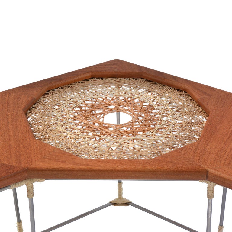 Hardwood Cumaru String Bench For Sale at 1stDibs