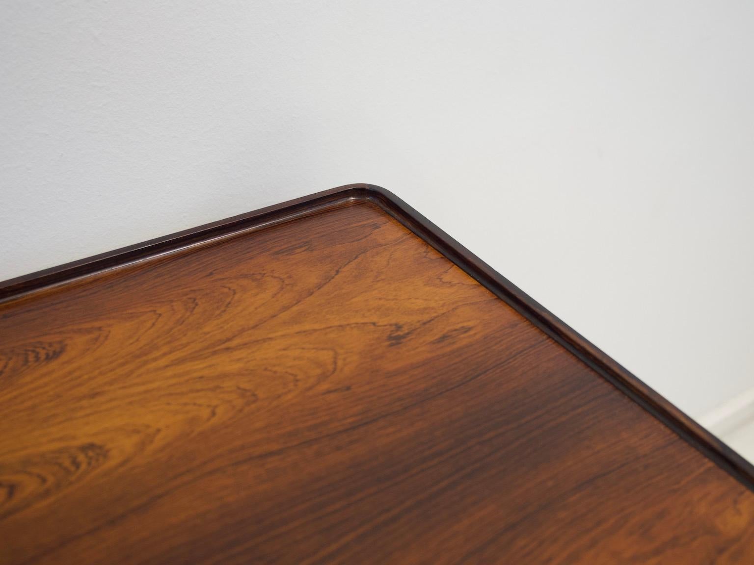 MinimalistbHardwood Desk with Raised Edge by Erik Riisager Hansen For ...