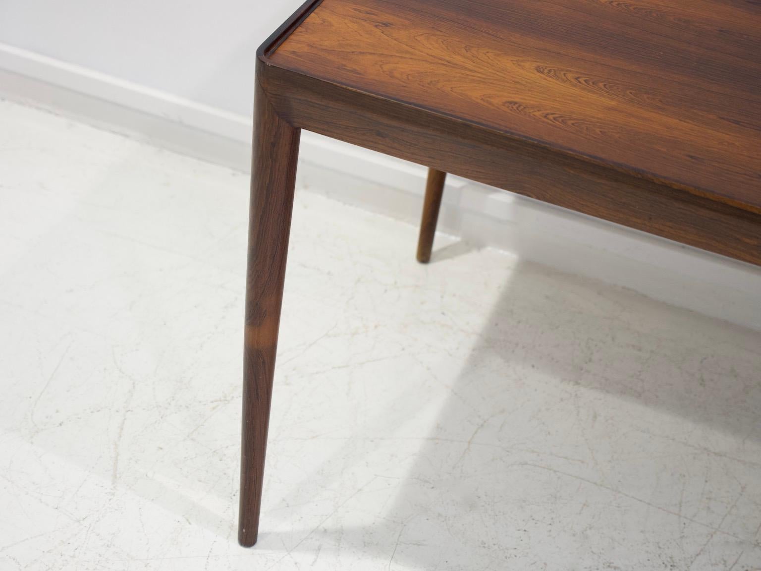 MinimalistbHardwood Desk with Raised Edge by Erik Riisager Hansen For ...