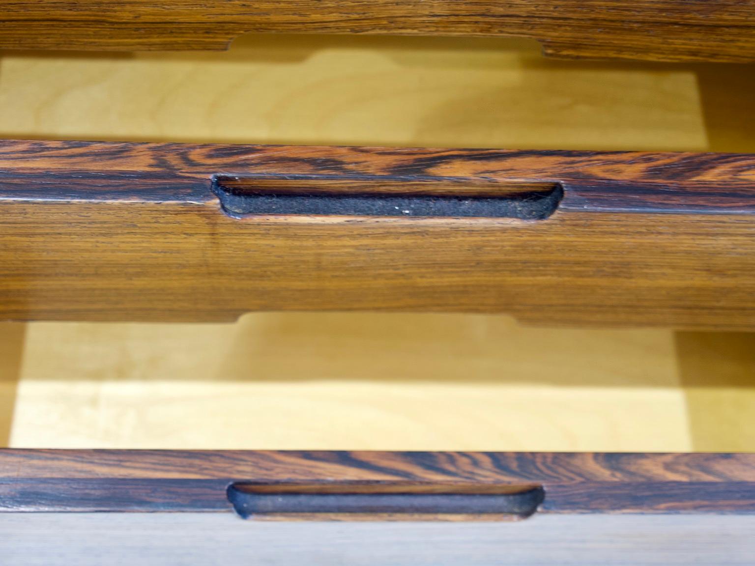 MinimalistbHardwood Desk with Raised Edge by Erik Riisager Hansen For ...