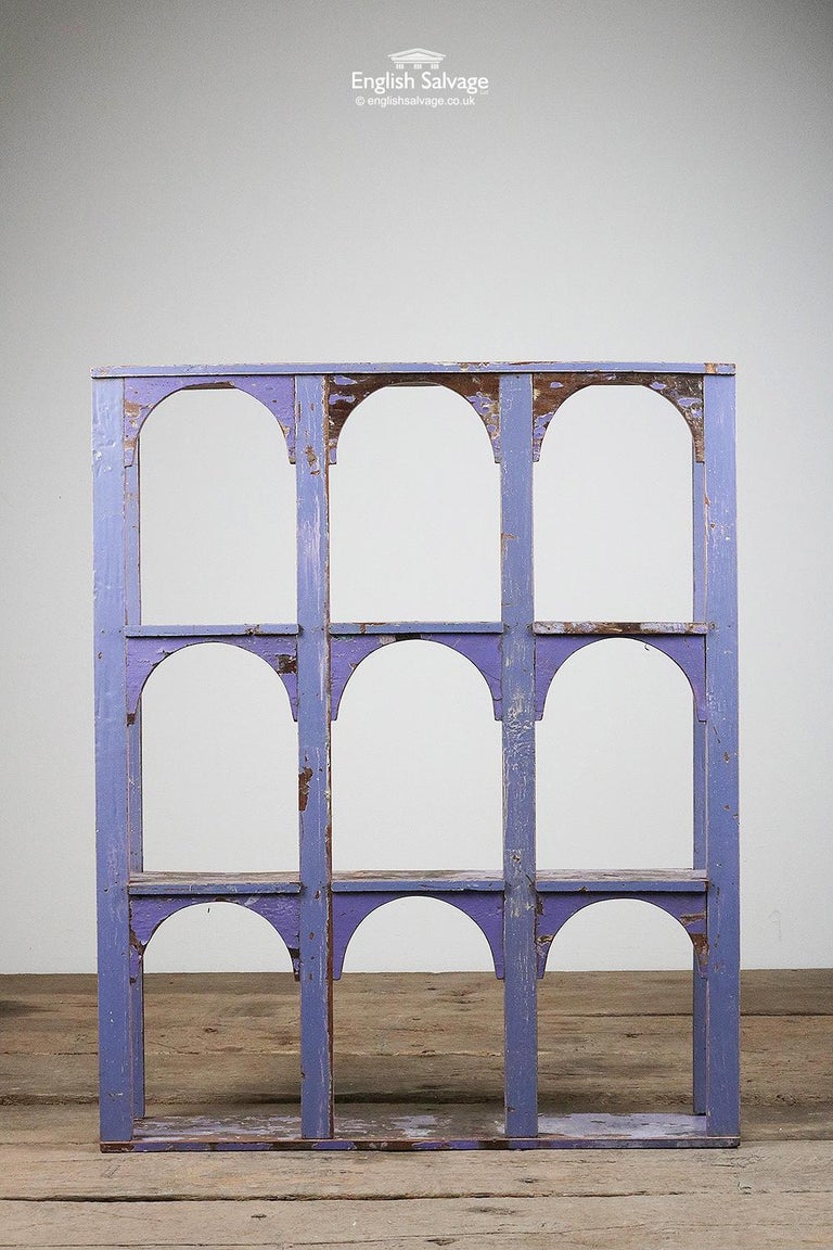 Hardwood Painted Arched Display Units, 20th Century For Sale at 1stDibs