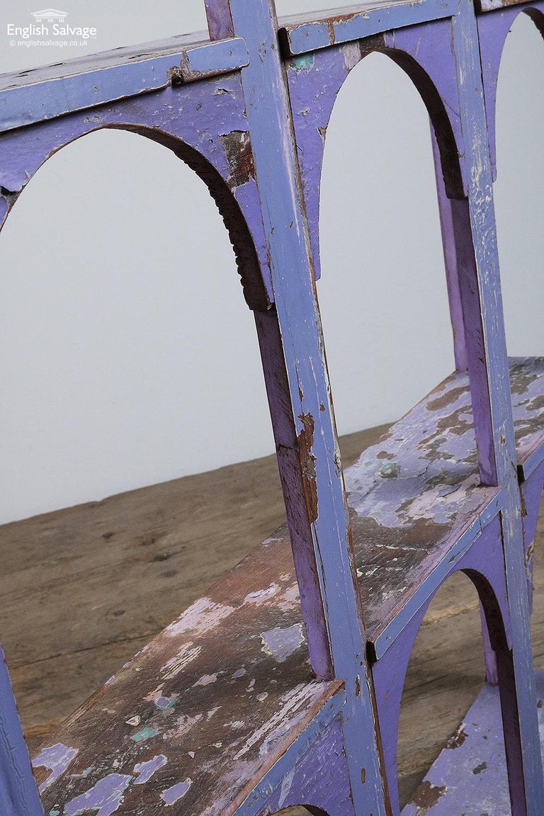 Hardwood Painted Arched Display Units, 20th Century For Sale at 1stDibs