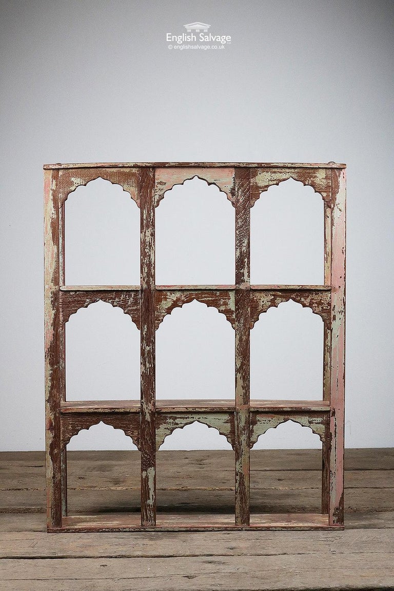 Hardwood Painted Arched Display Units, 20th Century For Sale at 1stDibs