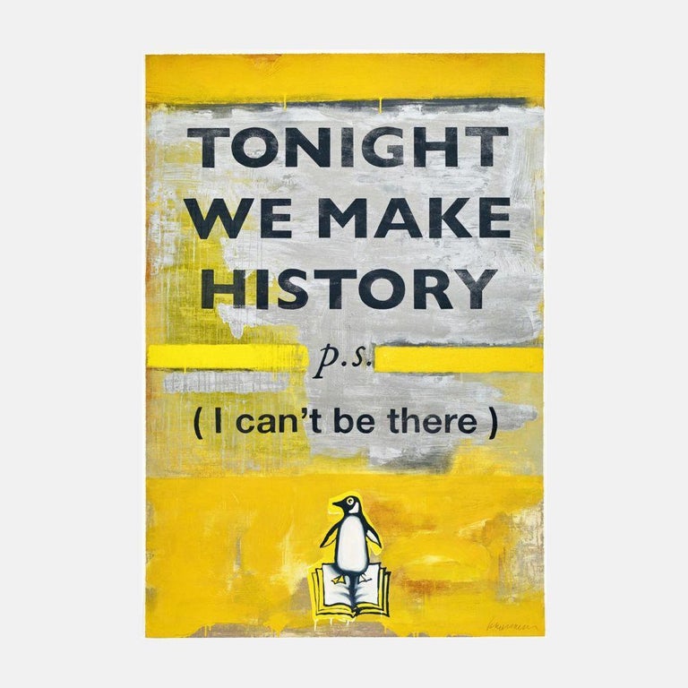 Harland Miller - Tonight We Make History (Large) For Sale at 1stDibs