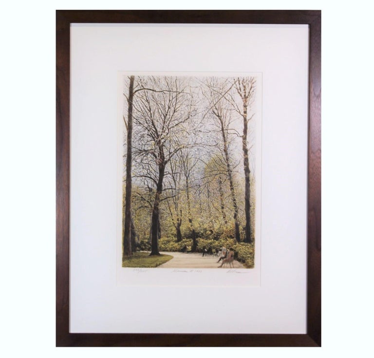 Harold Altman - Monceau I, II, III, and IV View of Central Park at 1stDibs