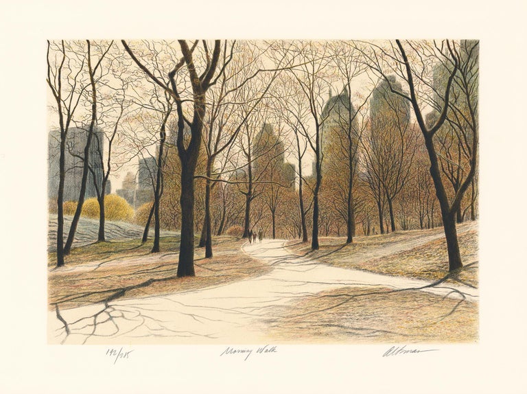Harold Altman - Walk du matin. Centre de la ville En vente sur 1stDibs