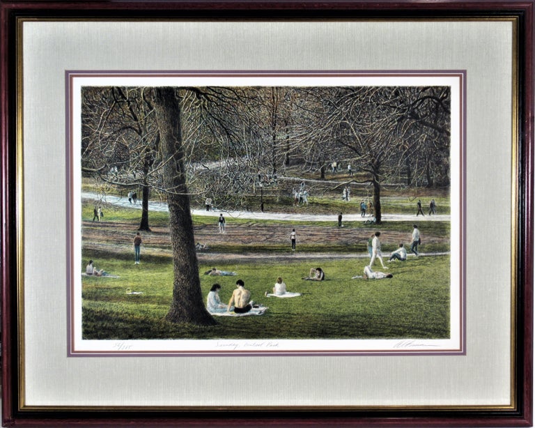 Harold Altman - Sunday, Central Park For Sale at 1stDibs
