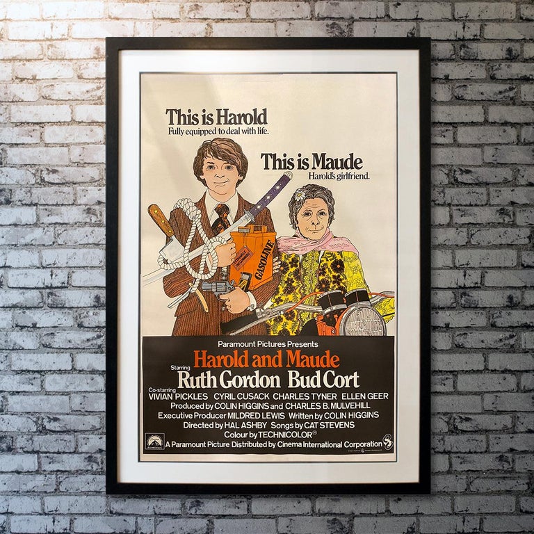 "Harold and Maude" 1971 Poster For Sale at 1stDibs