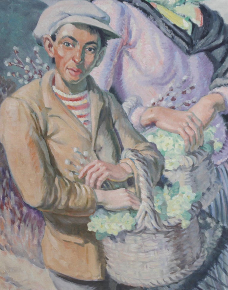 Harold Dearden - The Primrose Sellers - British 30's Post Impressionist ...