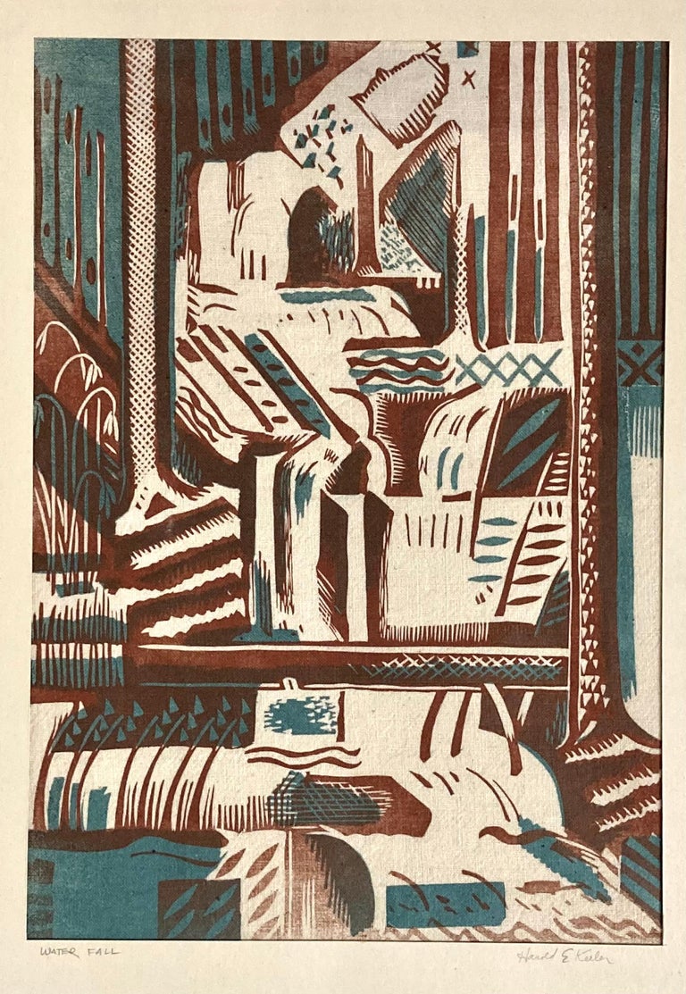 Harold E. Keeler - Harold E. Keeler, Water Fall For Sale at 1stDibs