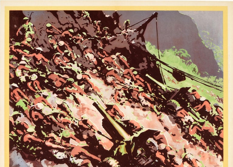 Harold Forster - Original Vintage WWII Poster Attack Factory Owen ...