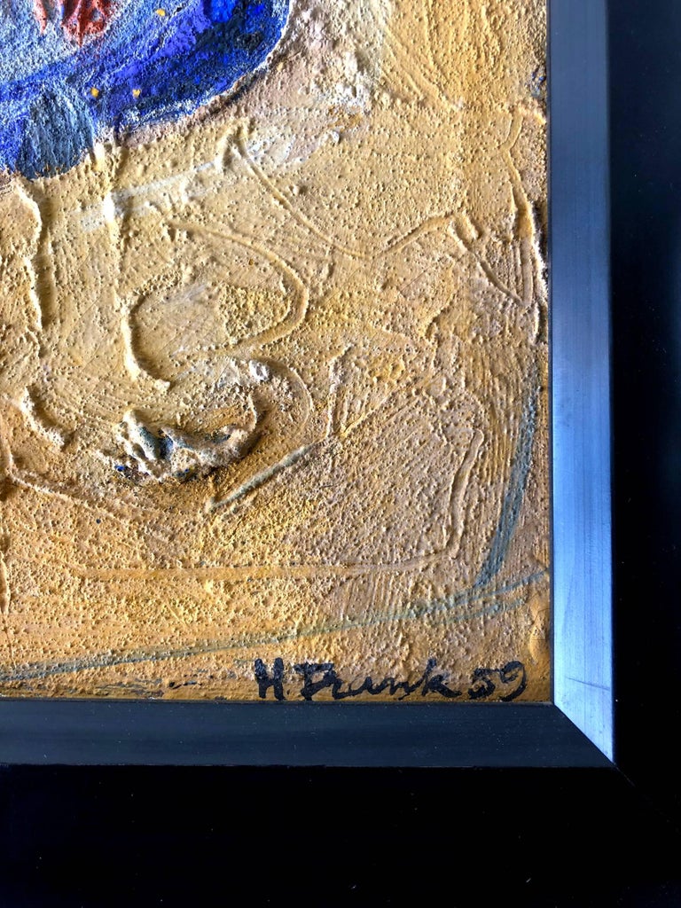 Harold Frank California Abstract Modernist Oil on Canvas at 1stDibs