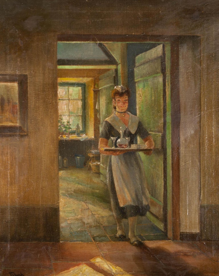 Manner of Harold Gilman (1876–1919) - Early 20thC Oil, Time For An ...