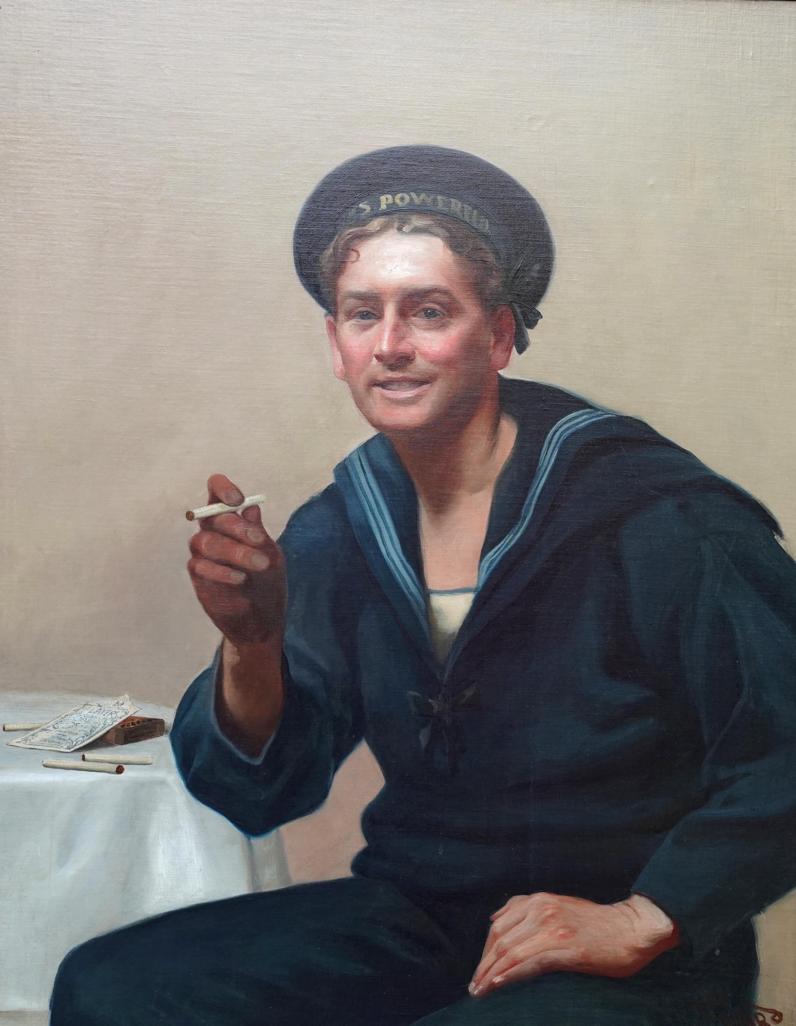 Harold H Piffard - Portrait of a Sailor on HMS Powerful - British ...