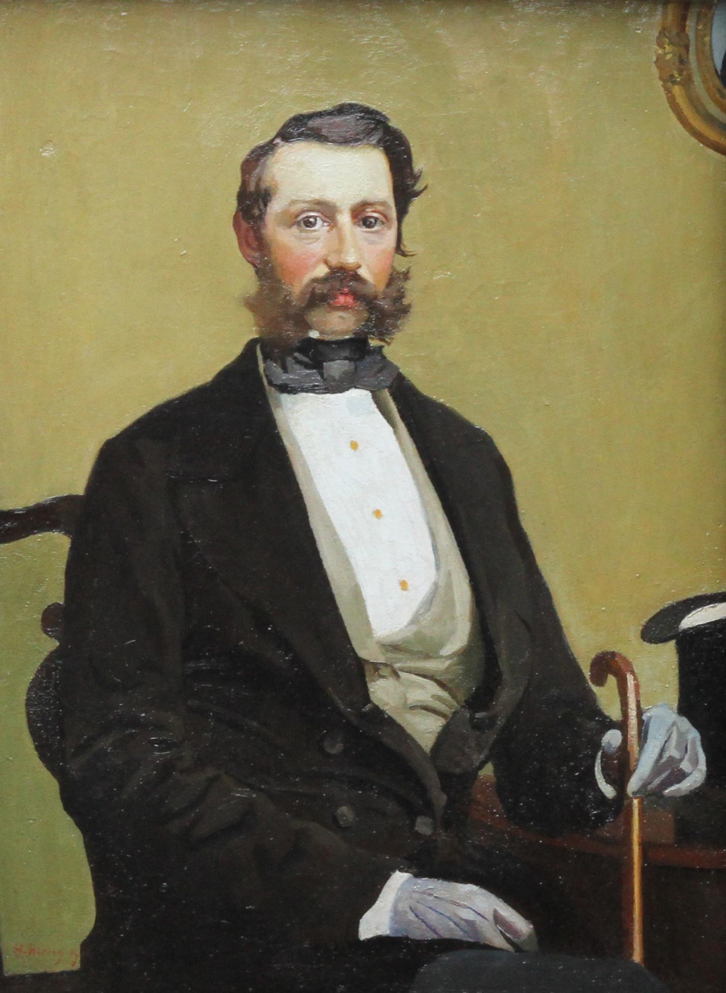 Harold Harvey - Francis Elliot Voyle - British 1916 portrait oil ...