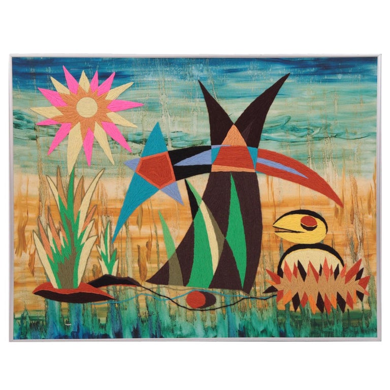 Harold Laynor Large-Scale Mixed-Media Art at 1stDibs