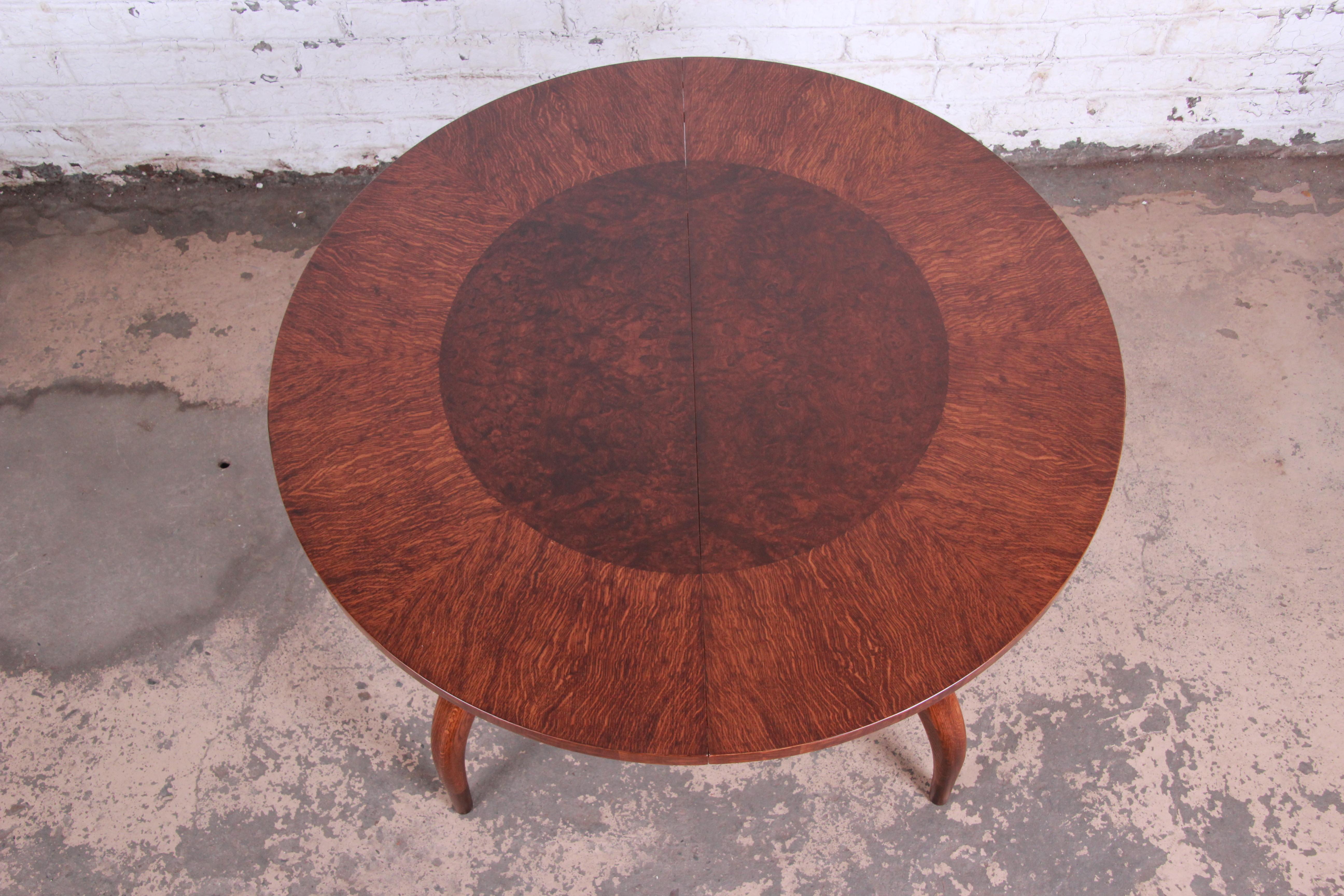 Harold Schwartz for Romweber Spider Leg Extension Dining Table, Newly ...
