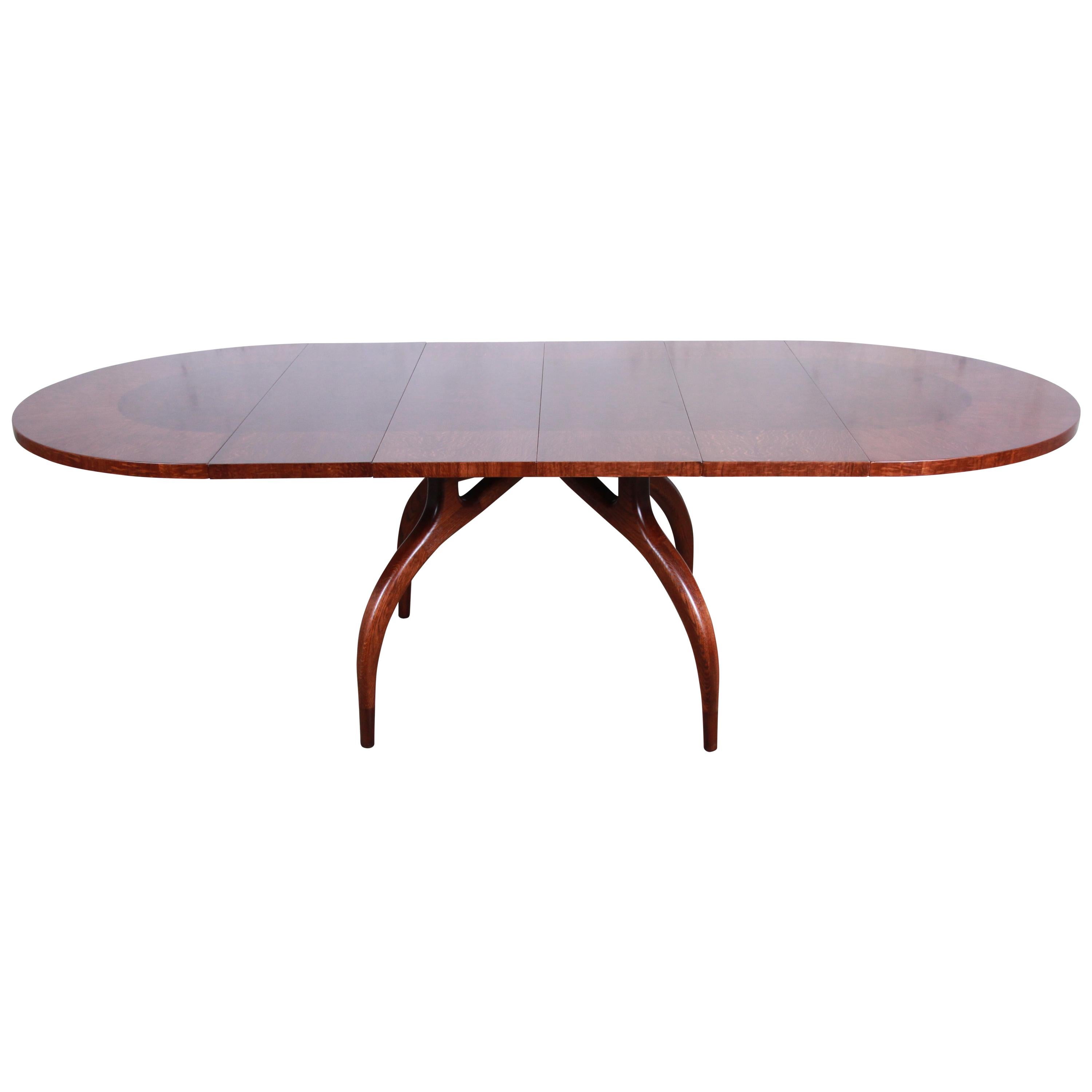 Harold Schwartz for Romweber Spider Leg Extension Dining Table, Newly ...