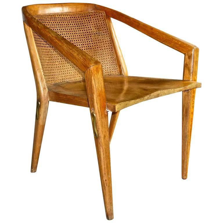 Harold Schwartz Oak Armchair Rom Weber Manufacture For Sale at 1stDibs