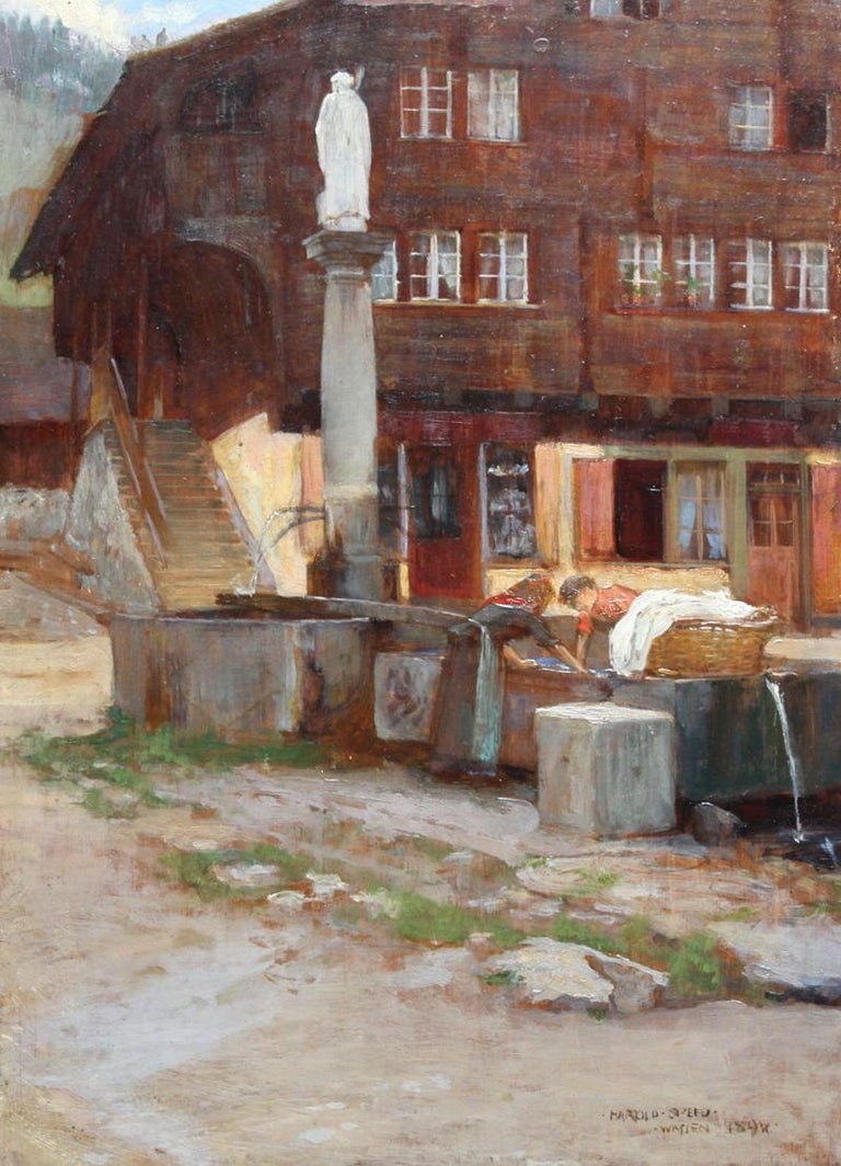 Harold Speed - Wassen Switzerland - British Victorian art Impressionist ...