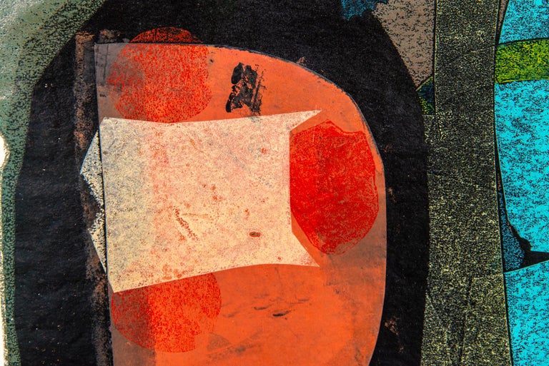 Harold Town - Port Signal - bold, colorful, abstract, framed ...