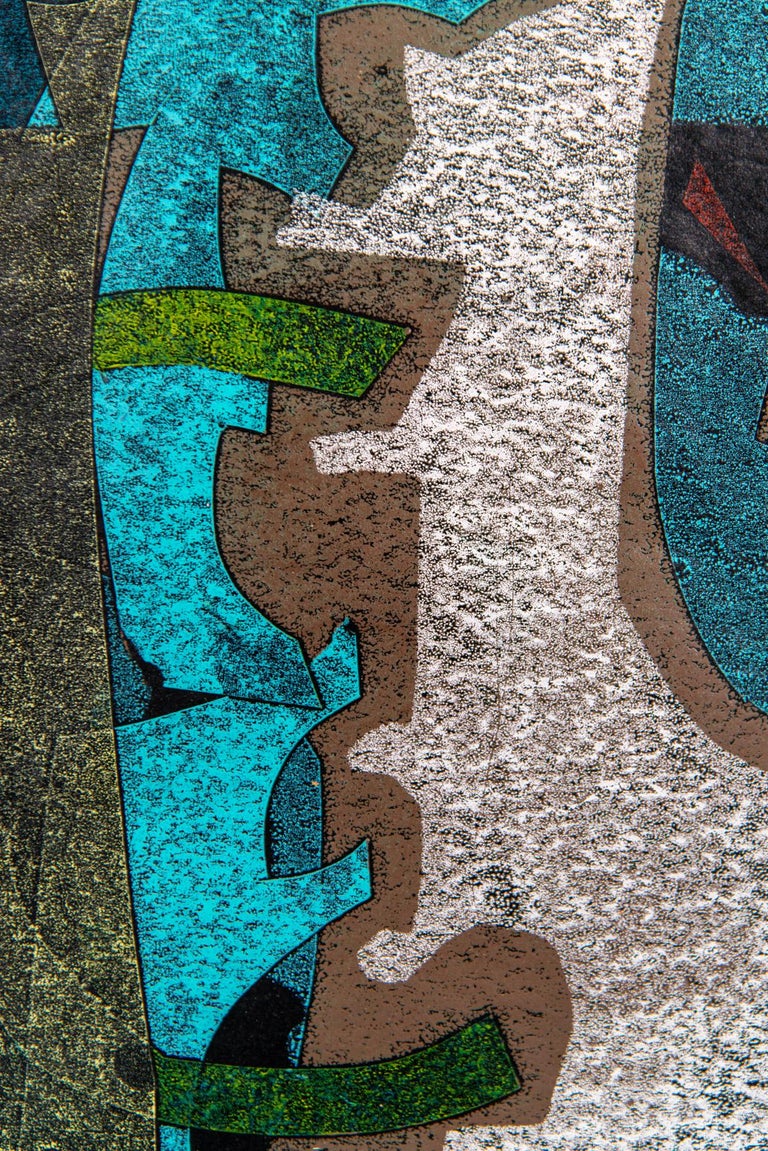 Harold Town - Port Signal - bold, colorful, abstract, framed ...