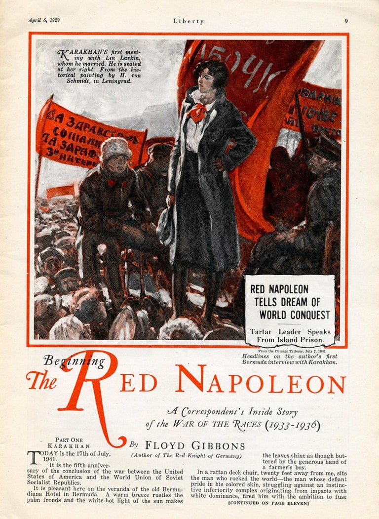Harold von Schmidt - The Red Napoleon at 1stDibs | the red napoleon