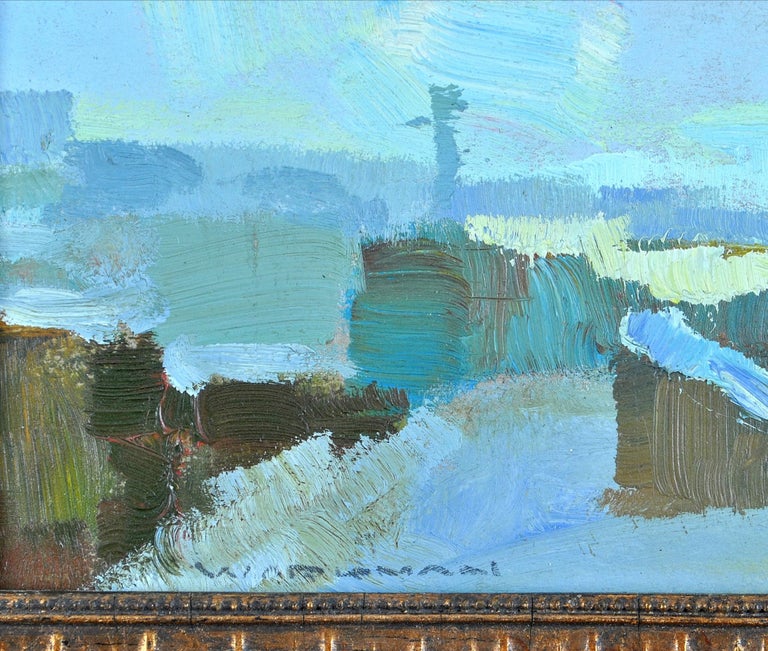 Harold Workman - Paysage côtier éclairé par la lune - Peinture ...