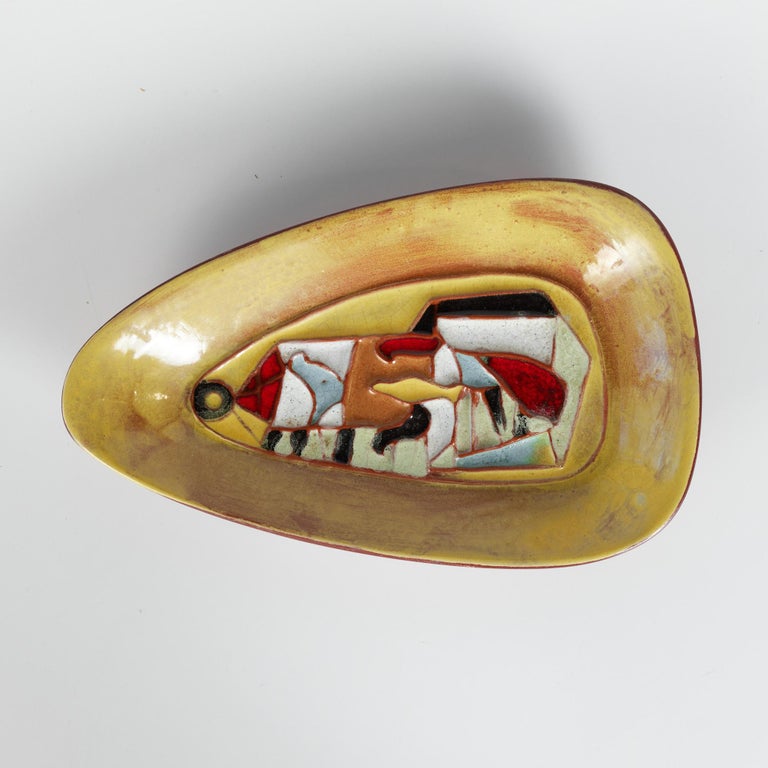 Harris G. Strong Ceramic Glazed Catchall For Sale at 1stDibs