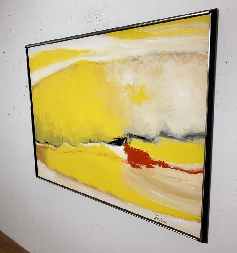 Harris Strong Large Scale Abstract Painting Signed Bachman, Circa 1960s ...