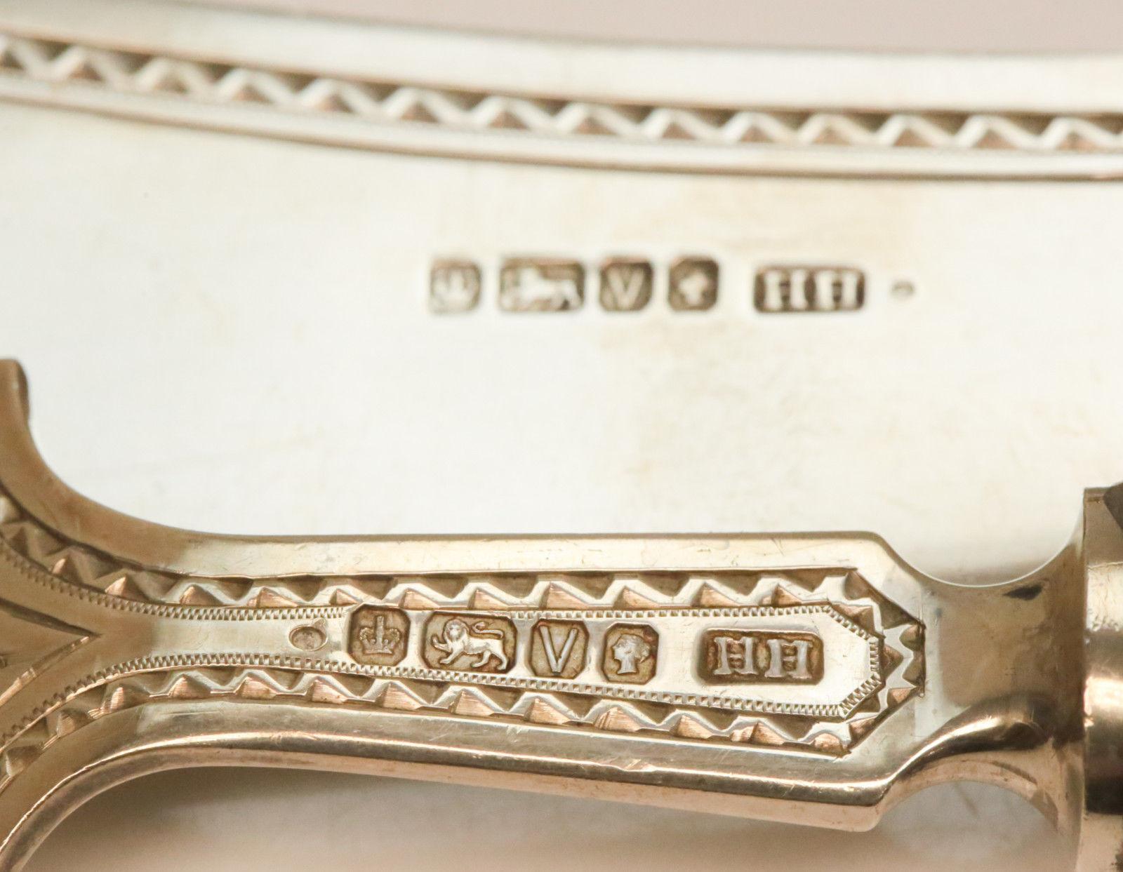 Harrison Brothers Howson Sheffield Sterling Silver Mother-of-Pearl Fish ...