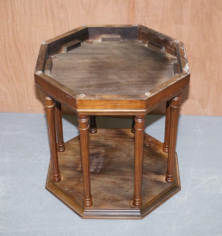 Harrods Charles Barr Hardwood Hexagon Side Plant Coffee Hexagonal Table ...