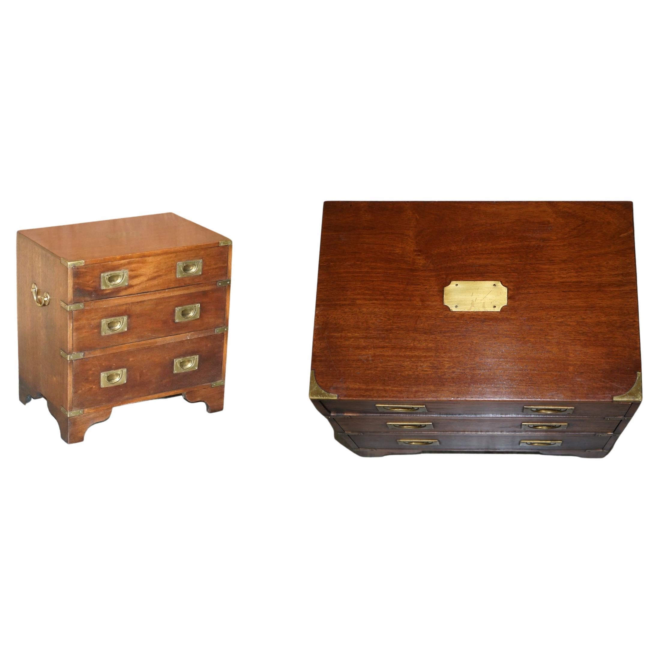 A Small Trompe L'Oeil Painted Italian Chest or Side Table at 1stDibs