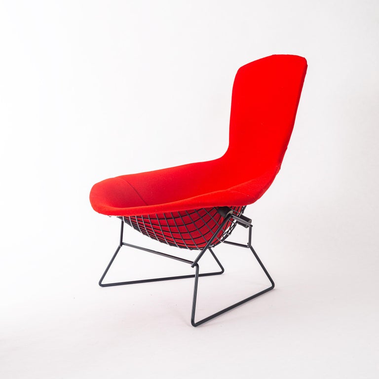 Harry Bertoia Bird Chair in Black with Original Knoll Cover at 1stDibs ...