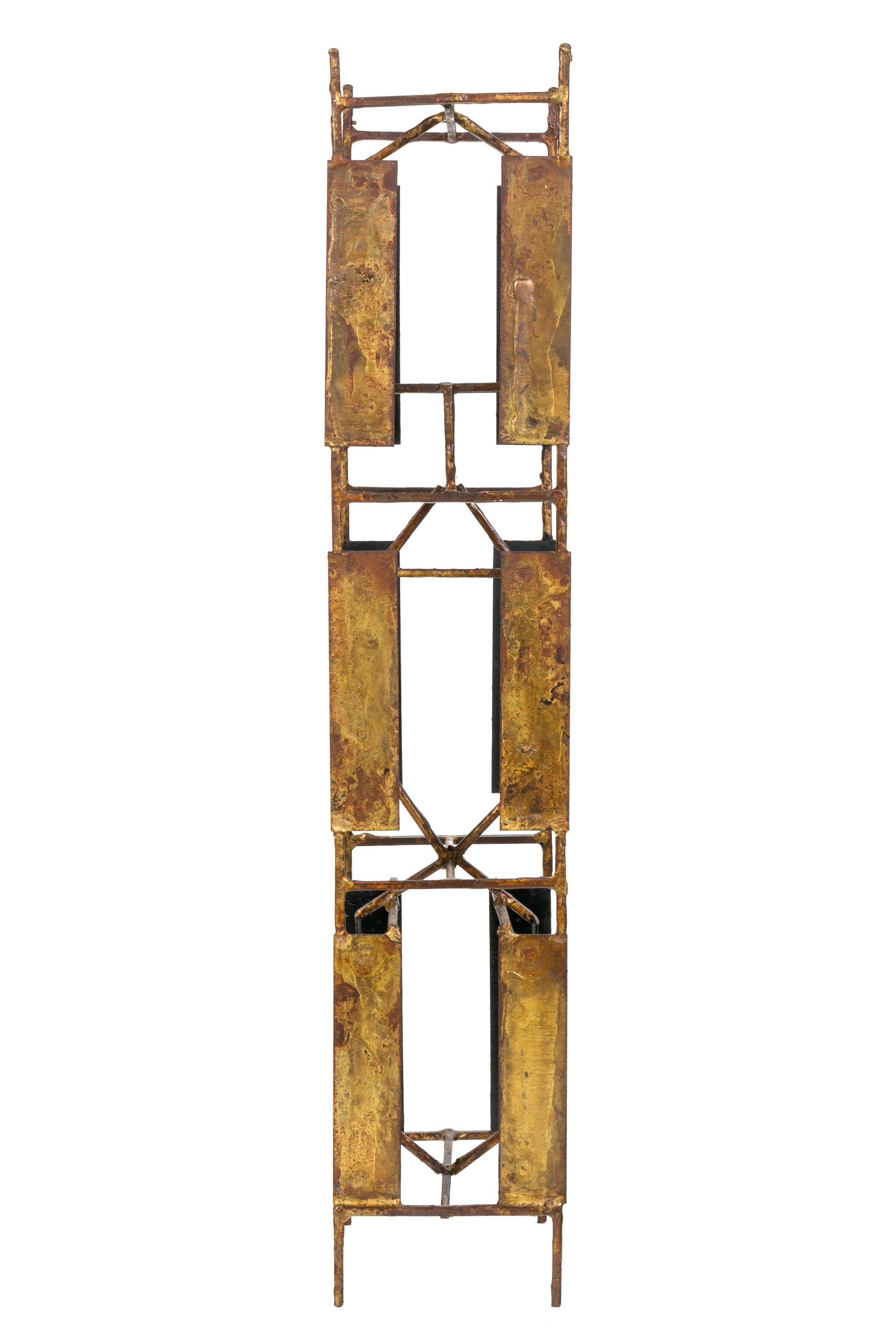 Harry Bertoia Brass Melt Coat Panel Sculpture Maquette for Bank in NYC ...