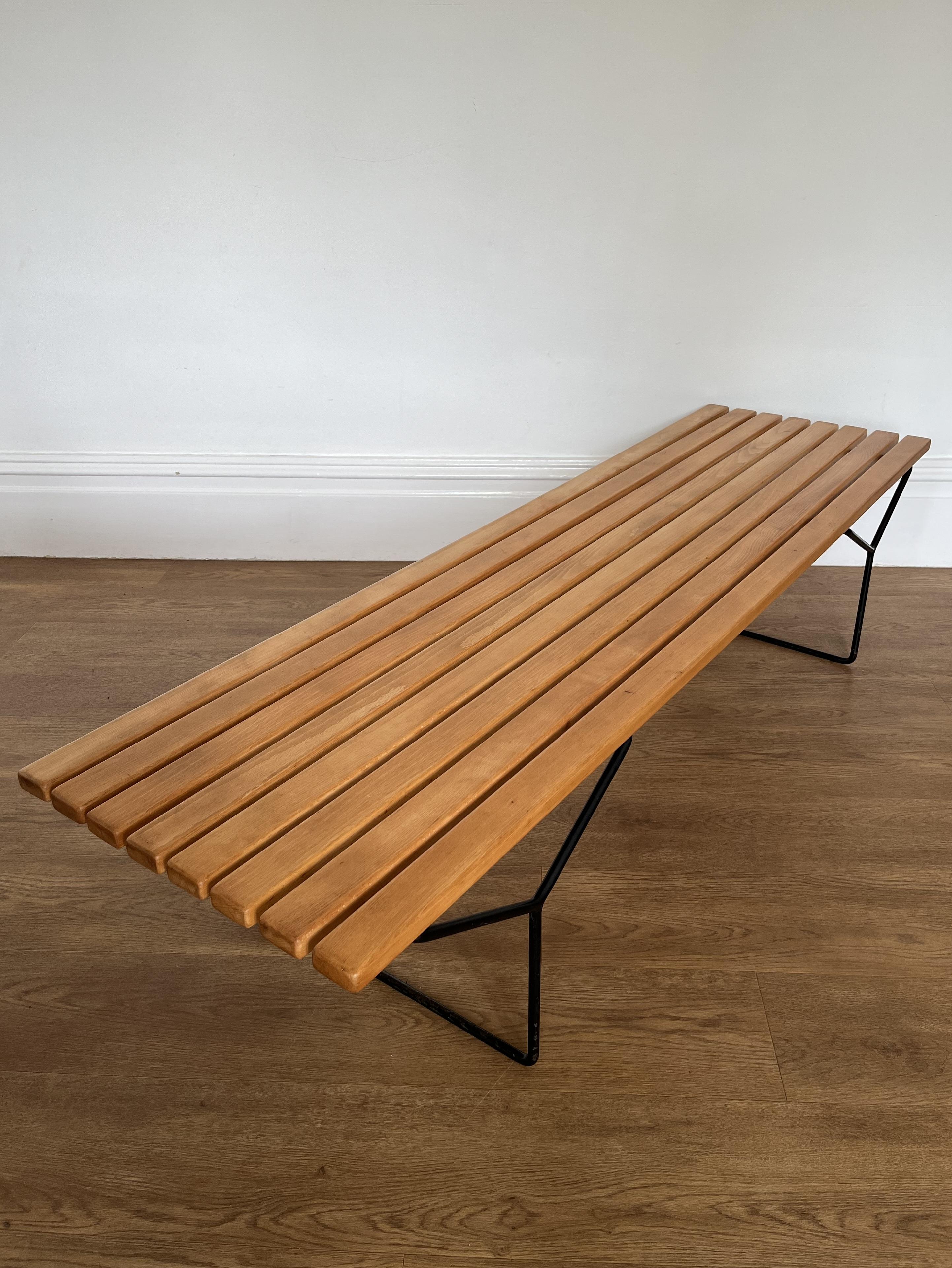 Harry Bertoia Model 400 Bench for Knoll For Sale at 1stDibs | harry ...
