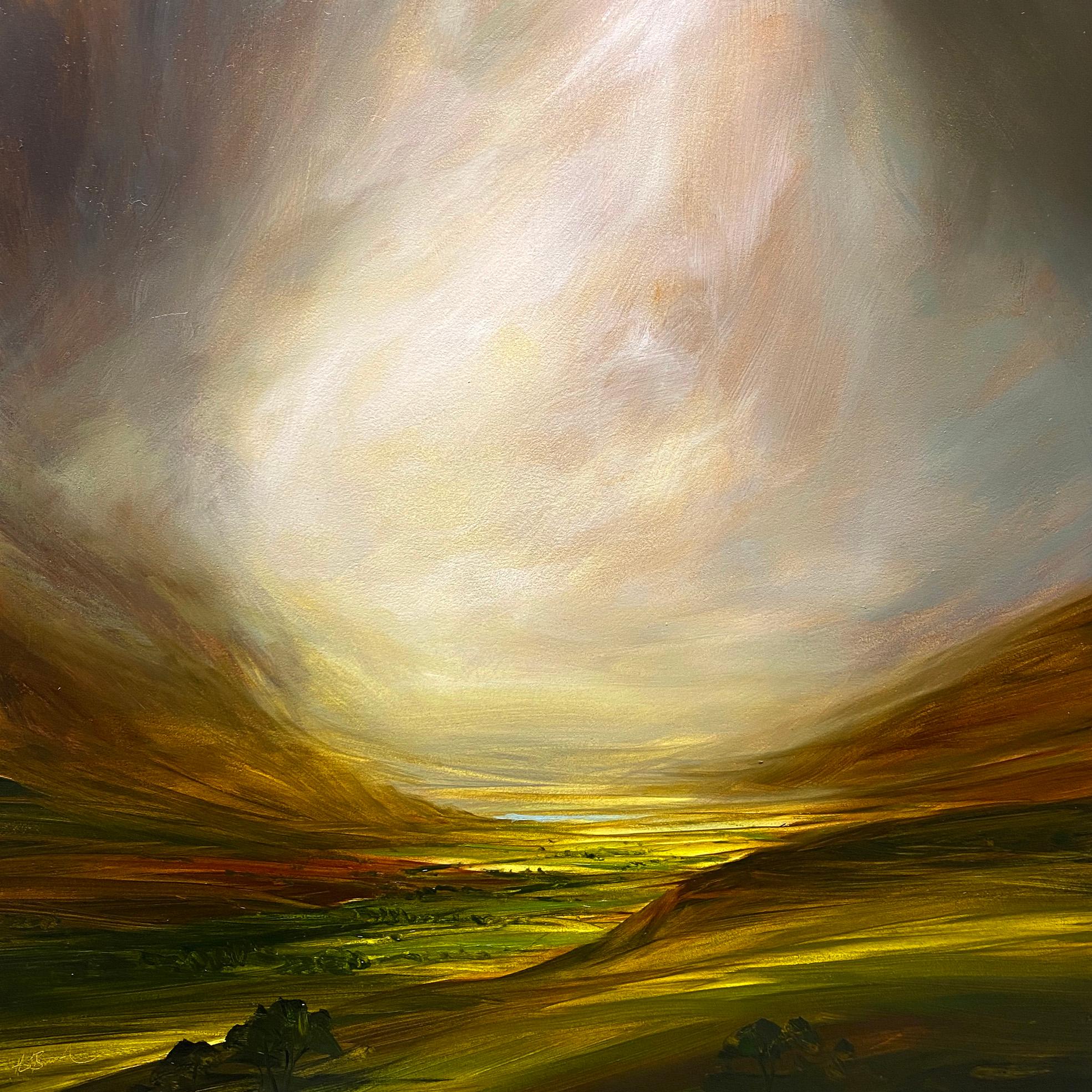 Harry Brioche - Sunlit Waters, Contemporary British Landscape Original ...