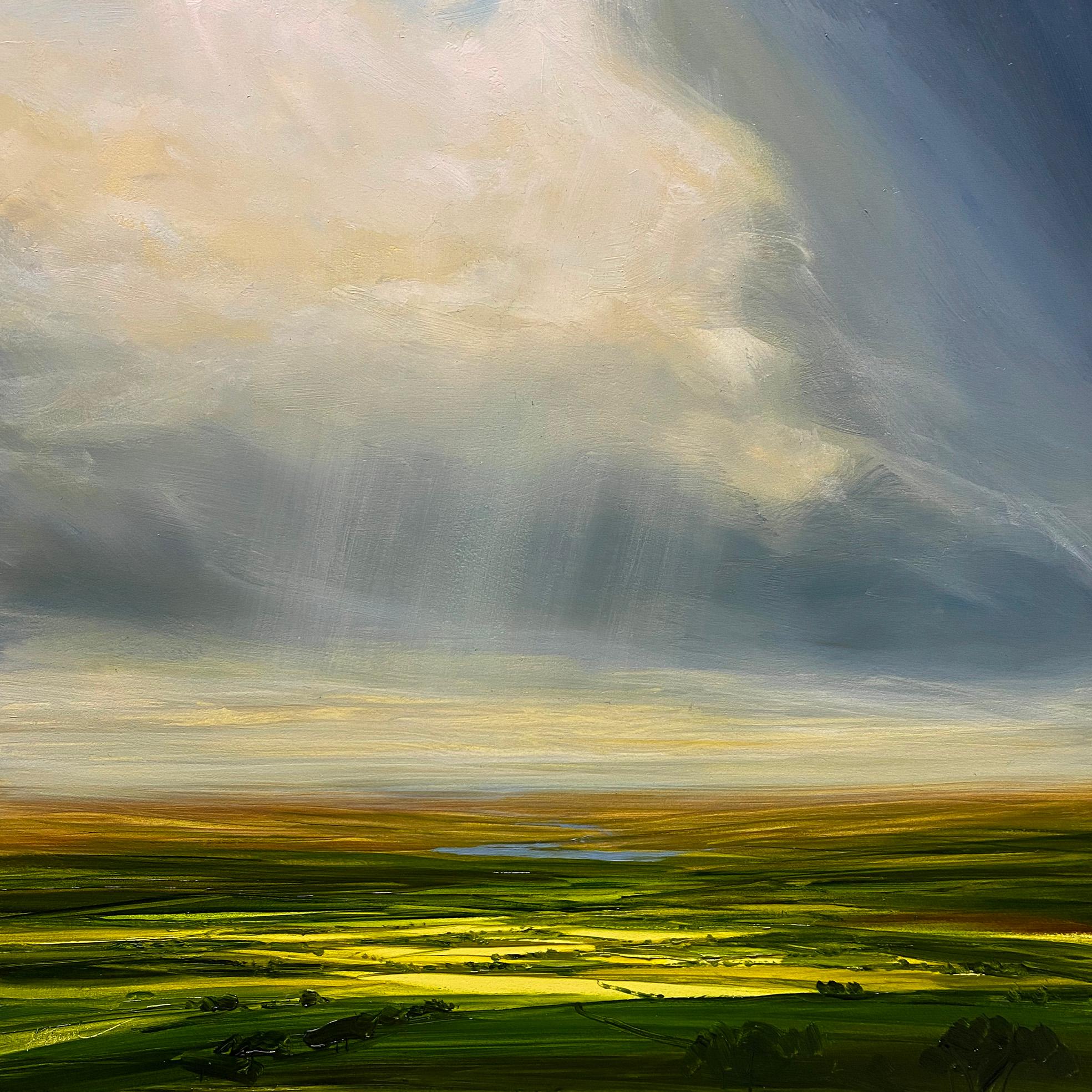 Harry Brioche - Sunlit Waters, Contemporary British Landscape Original ...