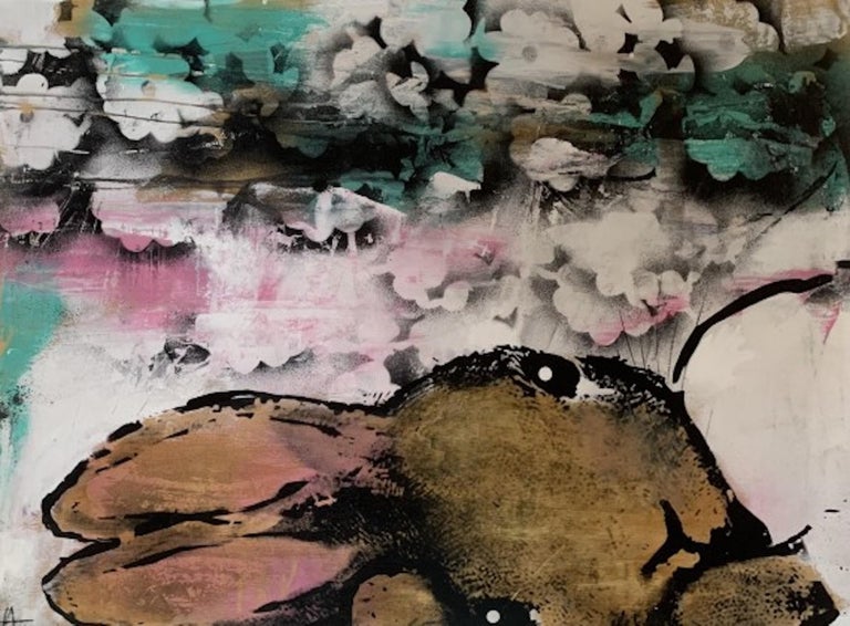 Harry Bunce - Harry Bunce, Listen # 6, Contemporary Art, Animal Art ...