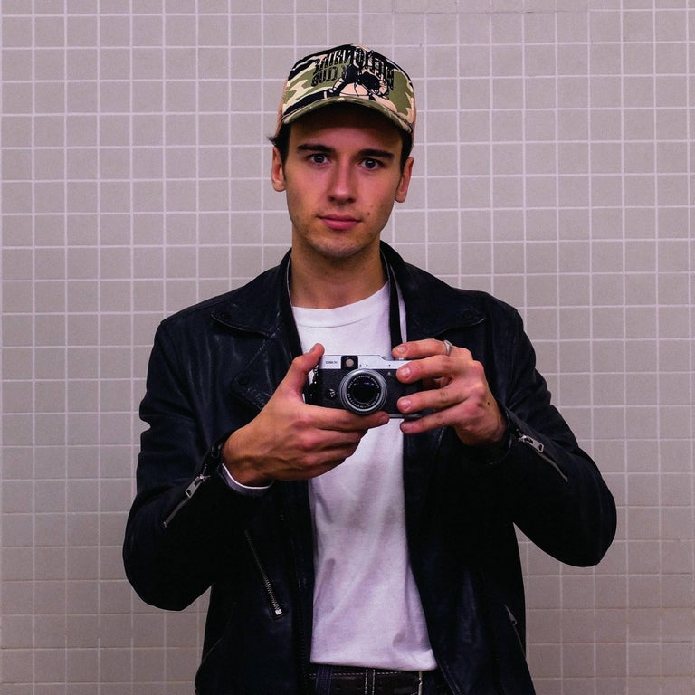 Harry Cartwright - Camaro on Fairfax, Acrylic on Canvas, Car, berry red ...