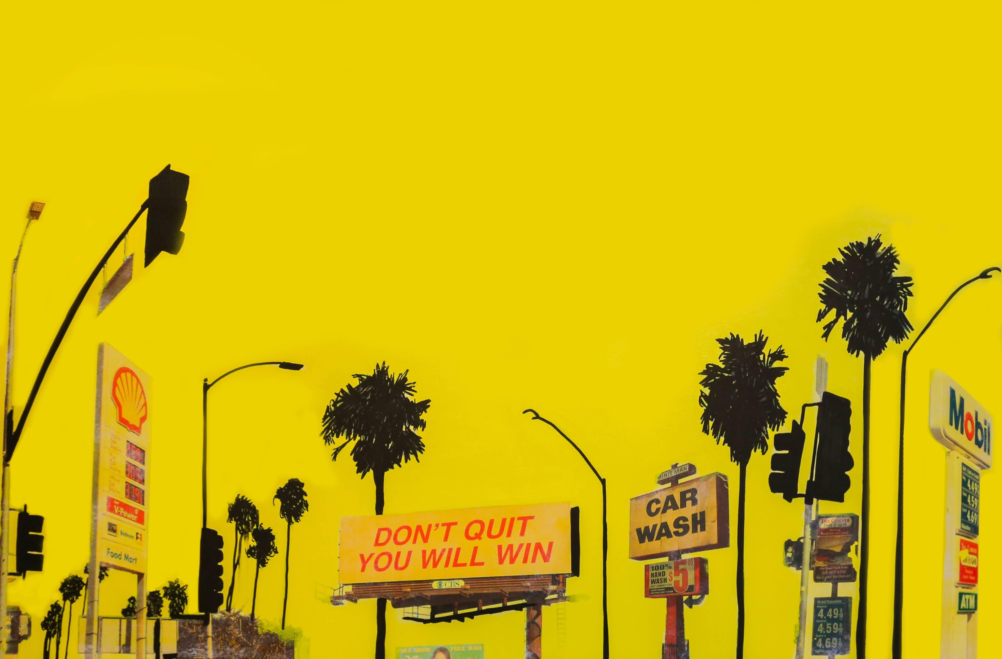 Harry Cartwright - DON'T QUIT (BIG) Original, Acrylic and Image ...