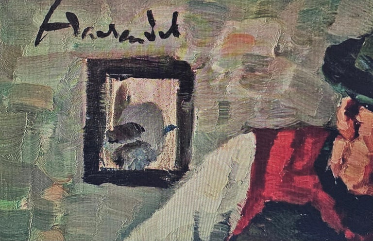 Harry HAERENDEL - Painting card playing men in a parlor Harry HAERENDEL ...