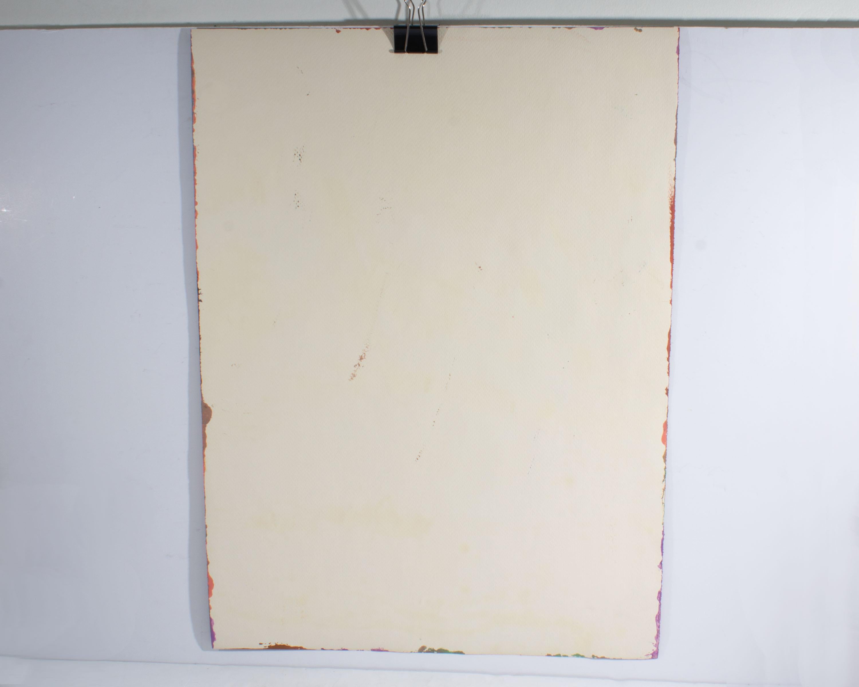 Harry Hilson Signed 1980s Abstract Landscape Acrylic Painting For Sale ...
