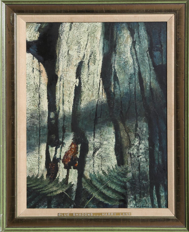 Harry Lane - Blue Shadows, Oil Painting by Harry Lane For Sale at 1stDibs